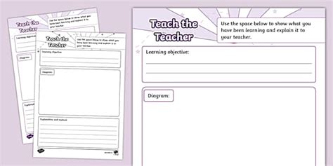 Teach The Teacher Template Linsegnante Ha Fatto Twinkl