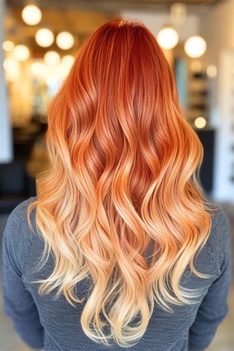 Pin By Holly S On 1tell Me Im Pretty Red Hair With Blonde Highlights Red Blonde Hair Ombre