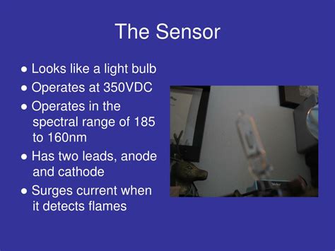 Ppt The Extinguisher Special Sensor Presentation Hamamatsu Uvtron Flame Detector Powerpoint