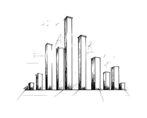 Premium Vector Graph Bar Chart Icon Vector