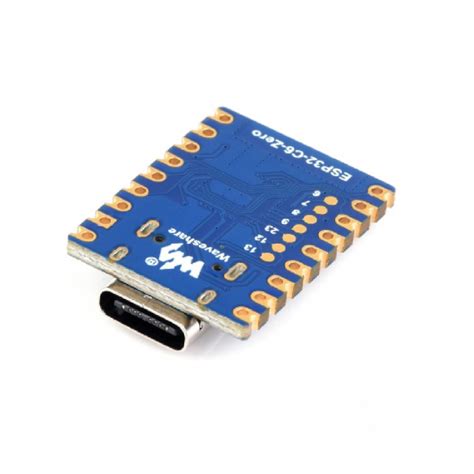 Waveshare Esp32 C6 Mini Development Board Based On Esp32 C6fh4 Dual