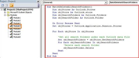 How To Batch Delete All Search Folders In Your Outlook
