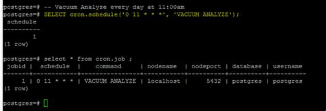 Job Scheduler For Postgresql Pgcron
