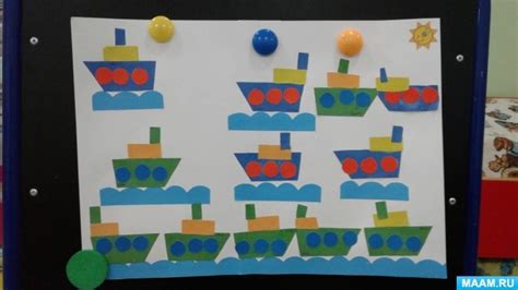 Коллективная аппликация «Корабли на рейде в подготовительной группе 6 фото Воспитателям