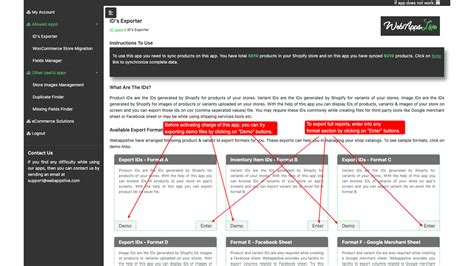 webappslive ‑ ids exporter save time to find ids export ids on