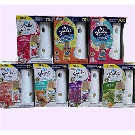 🛁🧼💙 Glade Automatic Spray Freshener เครื่องพ่นสเปรย์ปรับอากาศอัตโนมัติพร้อมส่ง5กลิ่น269ml