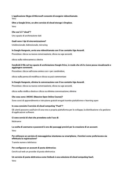 eipass 3 modulo prove d esame computer science aprile 2021 docsity