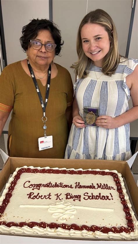 Utmb Occupational Therapy Department Would Like To Congratulate Hannah
