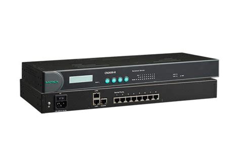 8 Port Serial To Ethernet Secure Terminal Server Moxa Cn2650 8 Tns