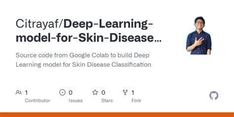 Github Citrayafdeep Learning Model For Skin Disease Classification