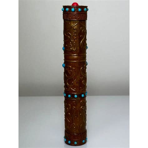 1920s Chinese Republic Period Round Cylindrical Scroll Document Container Chairish