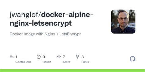 Github Jwanglofdocker Alpine Nginx Letsencrypt Docker Image With