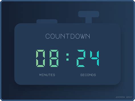 Countdown Timer Ui Design At Oliver Howell Price Blog