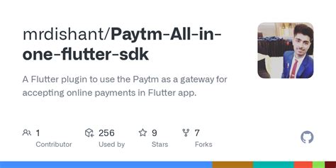 Github Mrdishant Paytm All In One Flutter Sdk A Flutter Plugin To Use The Paytm As A Gateway