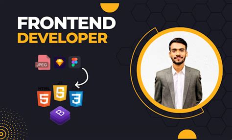 Be Your Front End Developer Using Html Css Bootstrap By Ahmadmukhtarr