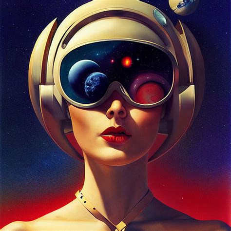 Retro Science Fiction Portrait Ai Render By Torbk On Deviantart