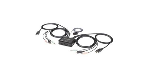 StarTech SV211DPUA 2 Port KVM With Displayport USB And Audio DP KVM Switch