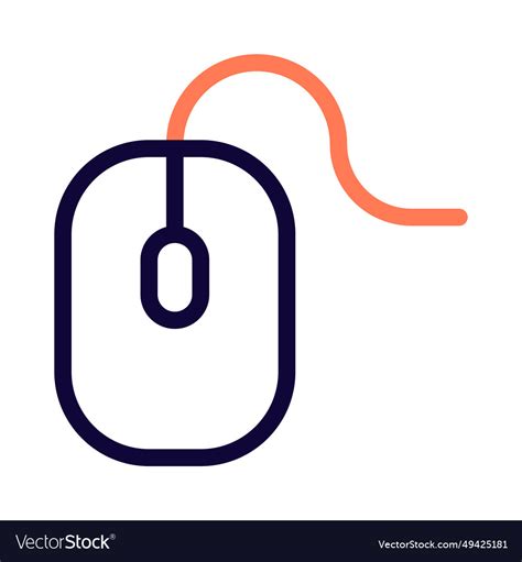 Mouse Used To Move The Cursor On Screen Royalty Free Vector