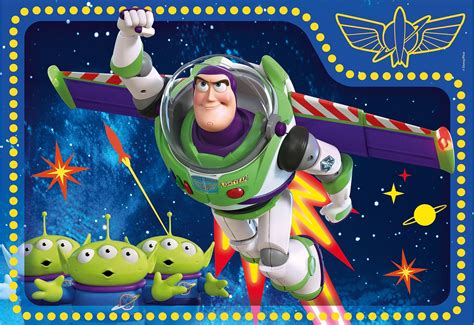 Downloaden Toystory Alien Mit Buzz Lightyear Wallpaper