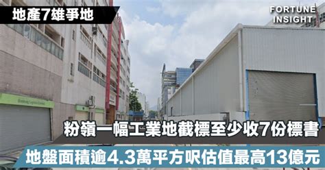 地產7雄爭地粉嶺工業地截標至少收7份標書 地盤面積逾4 3萬平方呎 估值最高13億元 Fortune Insight
