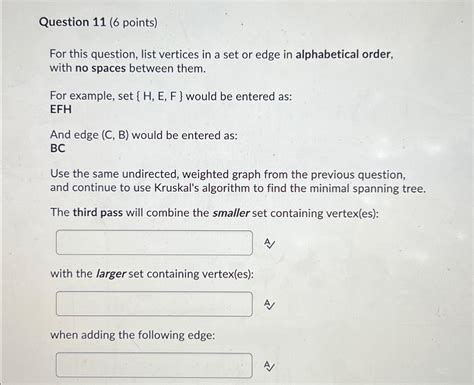 Solved Question Points For This Question List Chegg Com