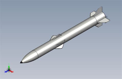导弹step模型图纸下载 懒石网
