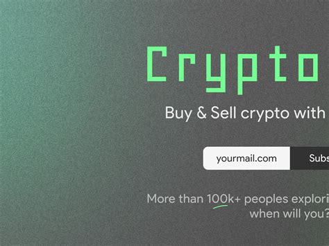 Crypto Currency Buy And Sell Landing Page Ui Design For Cryptomall By Abhilash Mishra On Dribbble