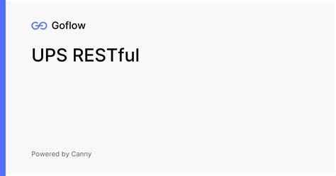 Ups Restful Voters Goflow