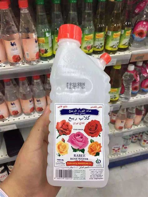 迪拜购伊朗大马士革原产食用级玫瑰纯露天然补水湿敷水膜玫瑰水1L 虎窝淘