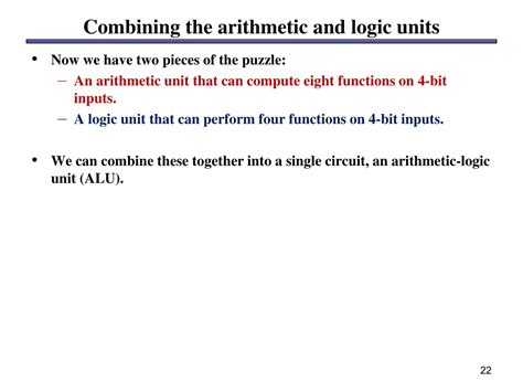 PPT Arithmetic Logic Units In Computer Organization PowerPoint Presentation ID 9418660