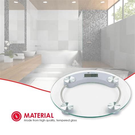 Round Tempered Glass Weighing Scale Megamall Online Store