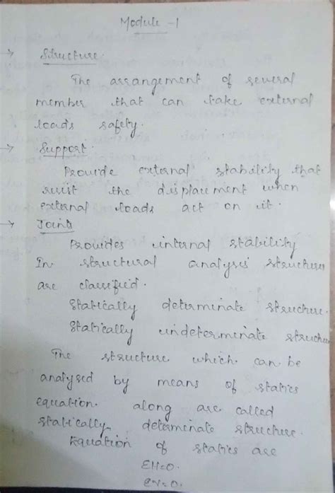 Structural Analysis Module Part Studocu
