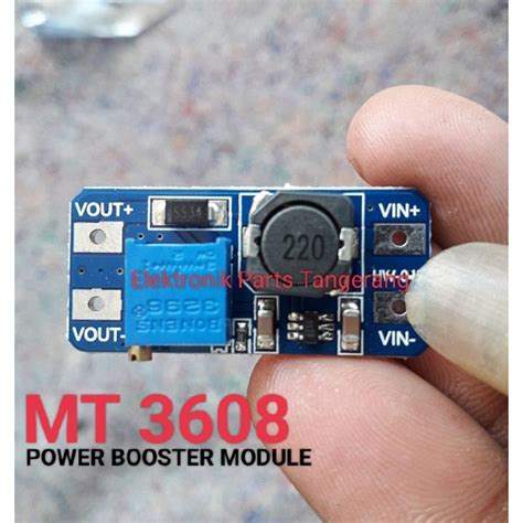 Jual Mt3608 Dc Step Up 2a Power Booster Module Arduino Raspberry Mt