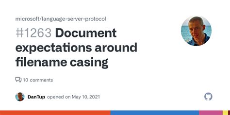 Document Expectations Around Filename Casing Issue 1263 Microsoft