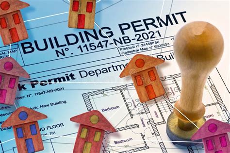 Approved Buildings Permit Concept With Approved Residential Building Project And Home