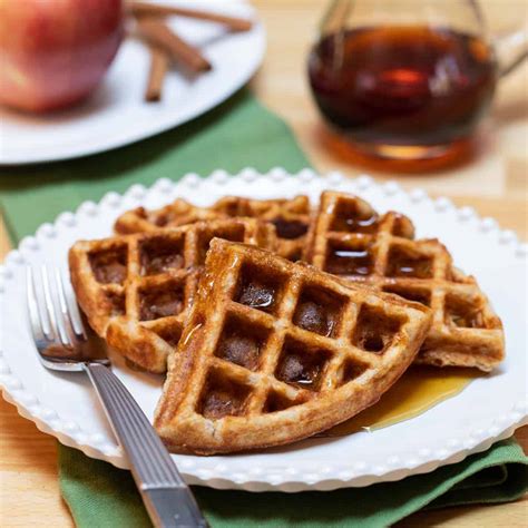 Cinnamon Apple Waffles A Well Seasoned Kitchen®
