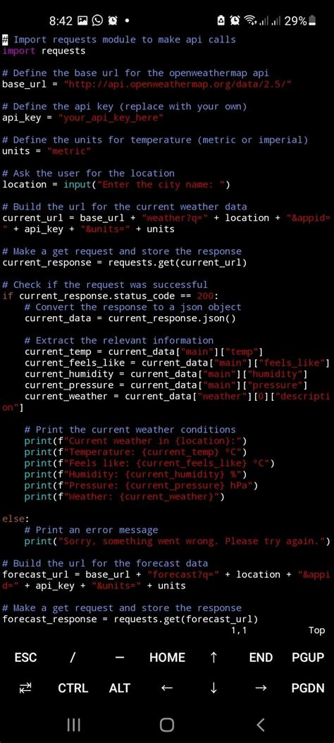 Doyin Josephine Adewumi On Linkedin Coding Python Data Like Weatherapp Weatherpythonapp
