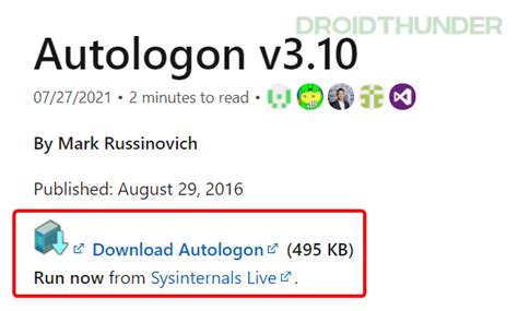How To Login Automatically In Windows