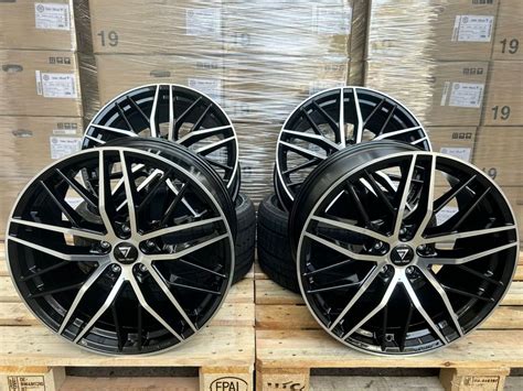 18 Zoll 7 Wheels Ds2 5x112 Schwarz Poliert Alufelgen 5 112 Felgen Für ⭐ Audi ⭐ A4 S4 B6 B7 8h 8e