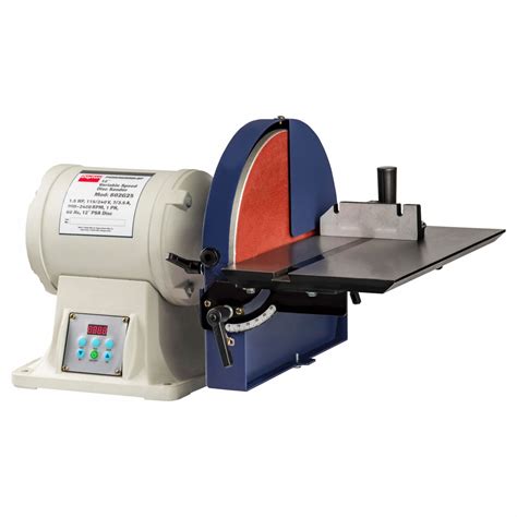 DAYTON For Metal Plastic Wood V Variable Speed Disc Sander G G Grainger