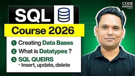 Create Table In Sql And Create Database Sql Full Course 2026 Youtube