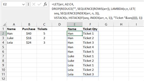 How To Expand One Amount In One Cell Into Multiple Lines Of Data