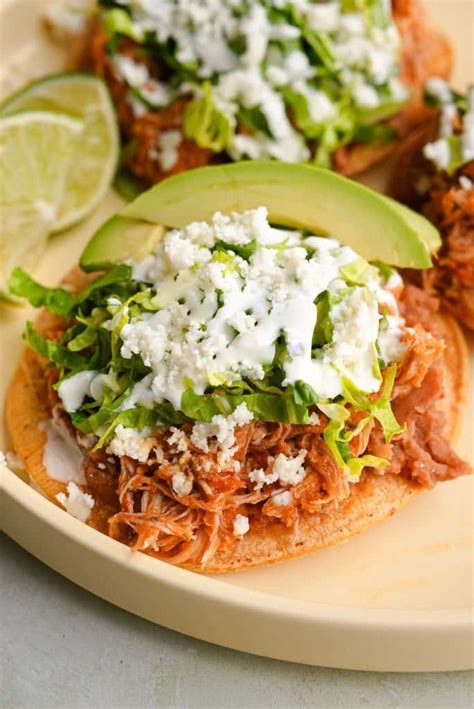 Tostadas De Tinga Whisper Of Yum