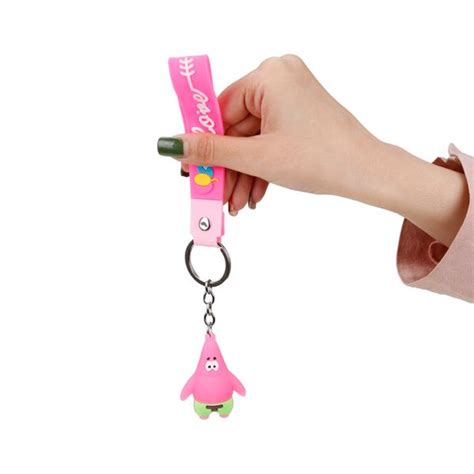 قیمت و خرید جاکلیدی مدل سیلیکونی طرح باب اسفنجی و پاتریک بسته 2 عددی