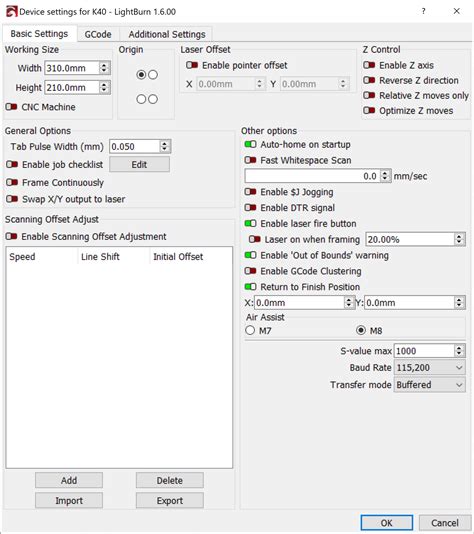 Unable To Increase Bed Working Area Size Alarm2 Error Message Grbl