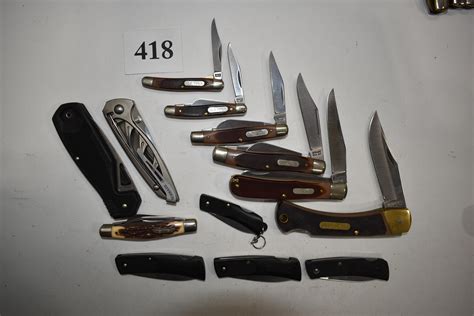 Lot Old Timer And Schrade Knife Lot