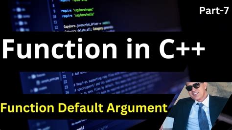 Function In C Part 7 Function Default Argument Purpose Of Function Default Argument Youtube