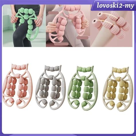 Lovoskiacmy Massage Roller Foam Roller Hand Held Leg Massage Roller