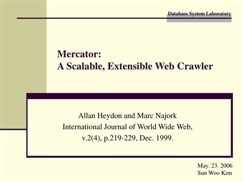 Ppt Scalable And Extensible Web Crawler Enhancing Search Performance Powerpoint Presentation