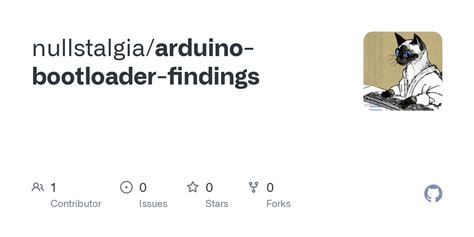 GitHub Nullstalgia Arduino Bootloader Findings